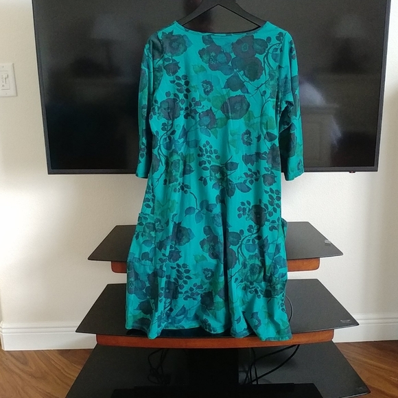 Color Me Cotton | Dresses | Cmc Nwt 34 Sleeve Cotton Dress Mallard ...